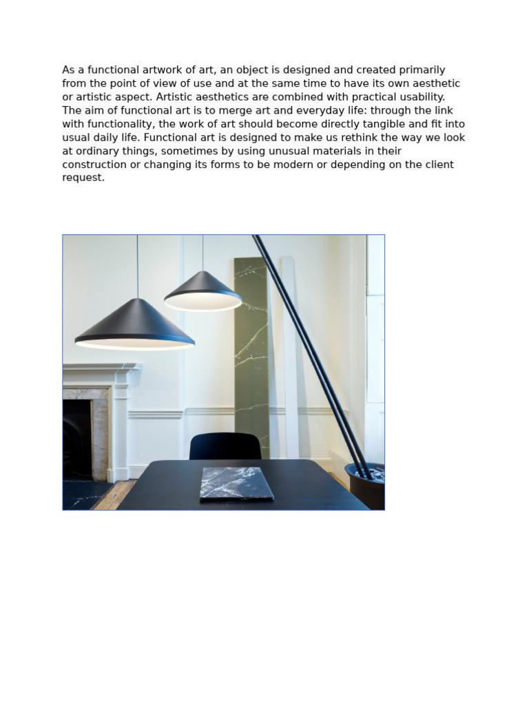 As A Functional and Non Functionalof Art | PDF | Art | History