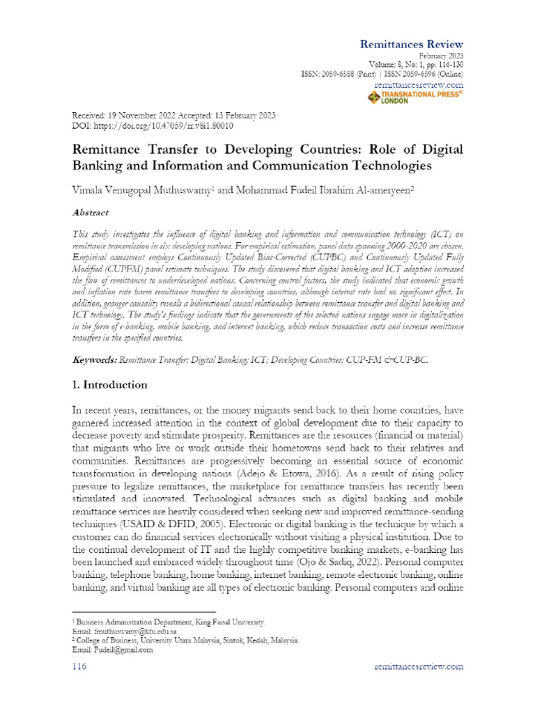 Published Paper Role of Digital Banking and Information and ...