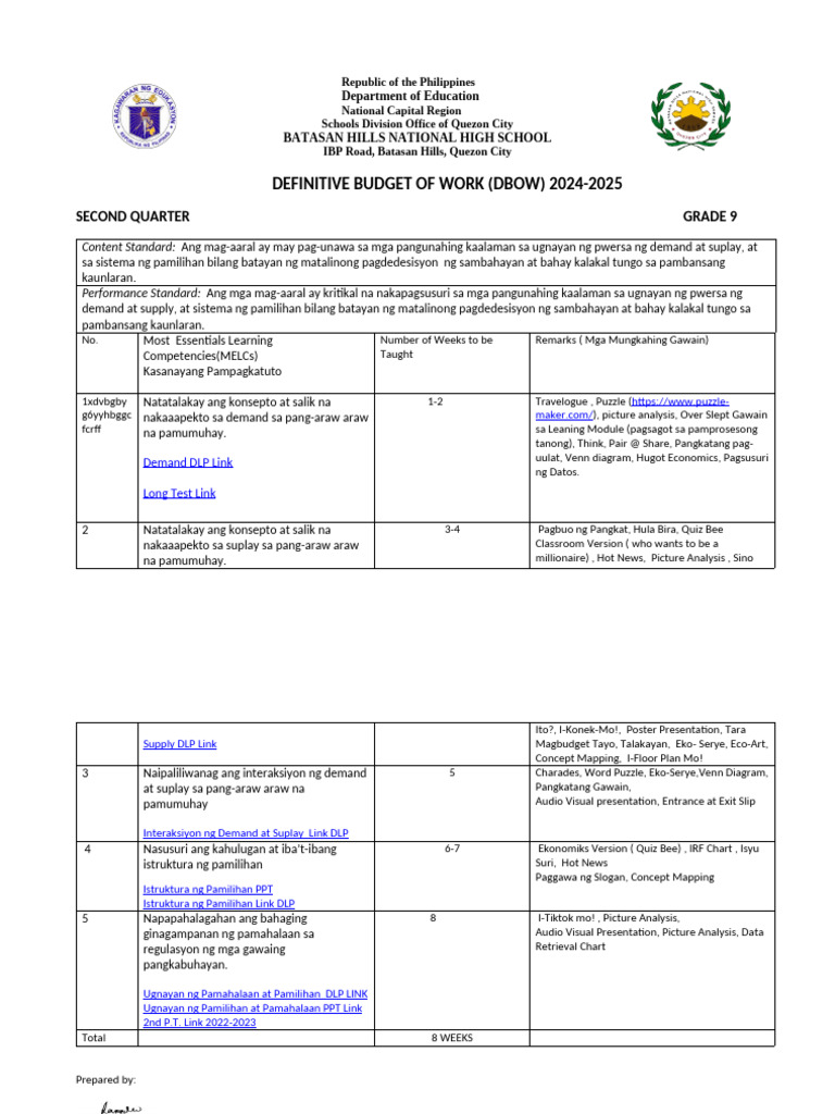 AP9-2nd-DBOW-2023-2024 (1) | PDF