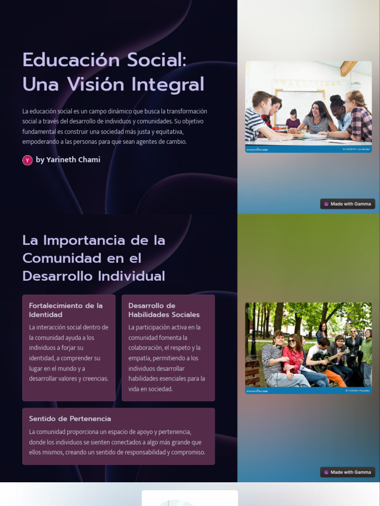 Educacion Social Una Vision Integral | PDF | Inclusión (Educación ...