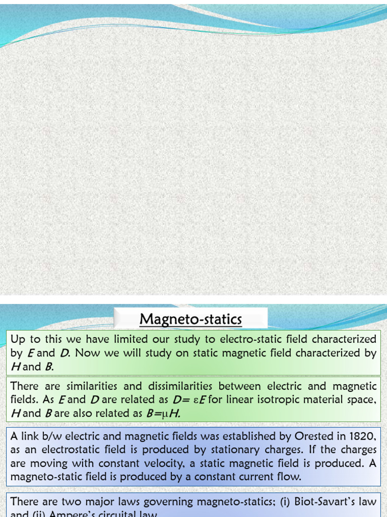 UNIT II at MAGNETOSTATICS | PDF