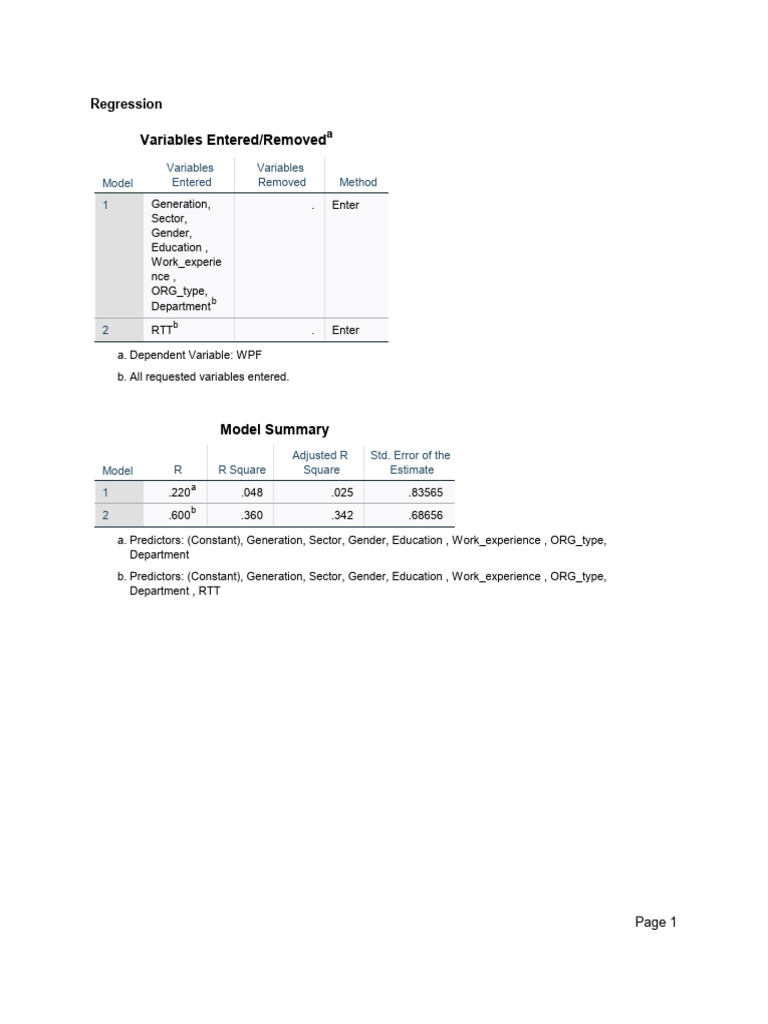Output Regression 3 GNl24n6 | PDF