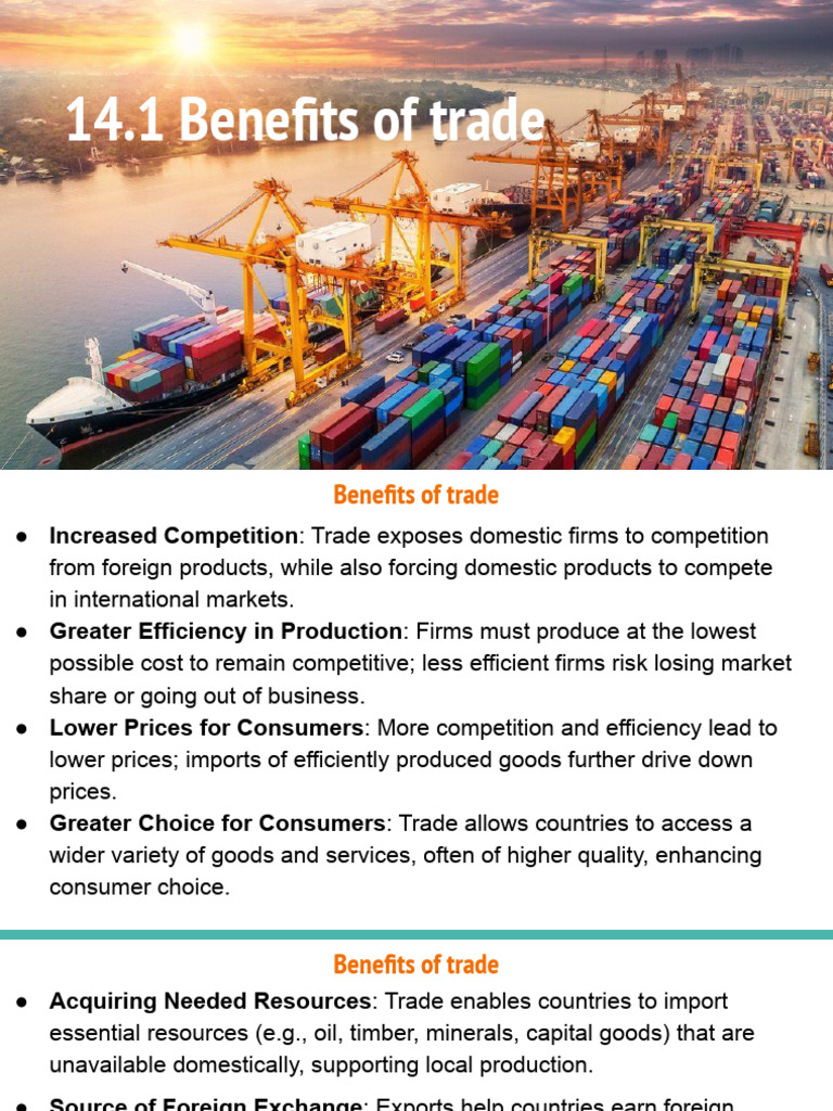 14.1 The Benefits of Trade2-1 | PDF