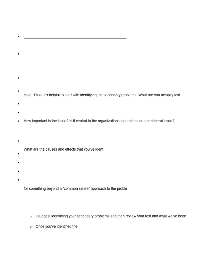 CASE STUDY ANALYSIS FORM - Ivey | PDF