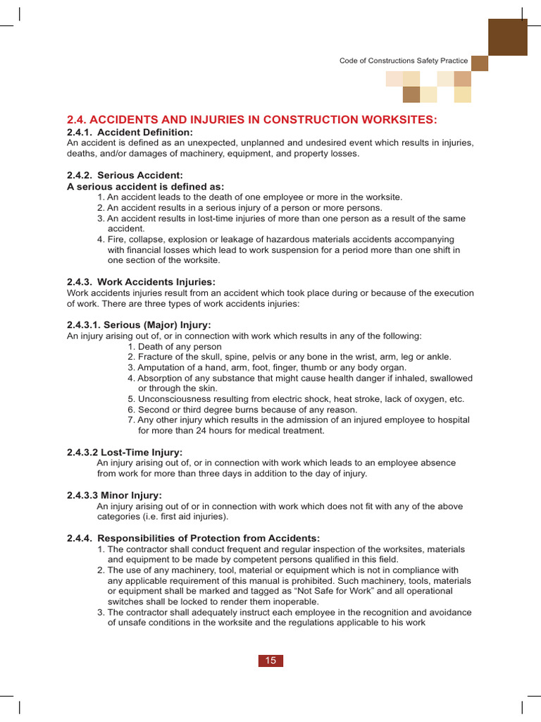 Construction Safety 3 | PDF
