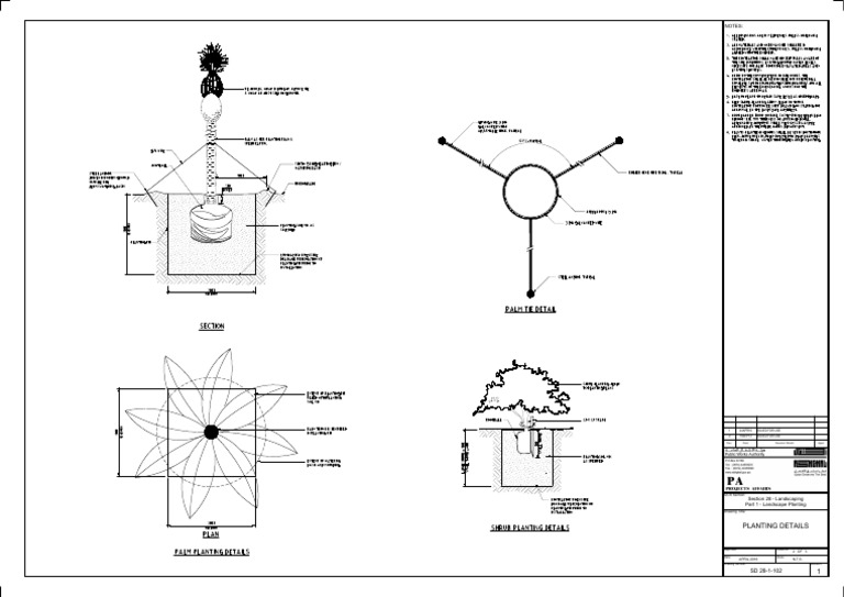SD 28-1-102 Rev 1 Planting Details | PDF