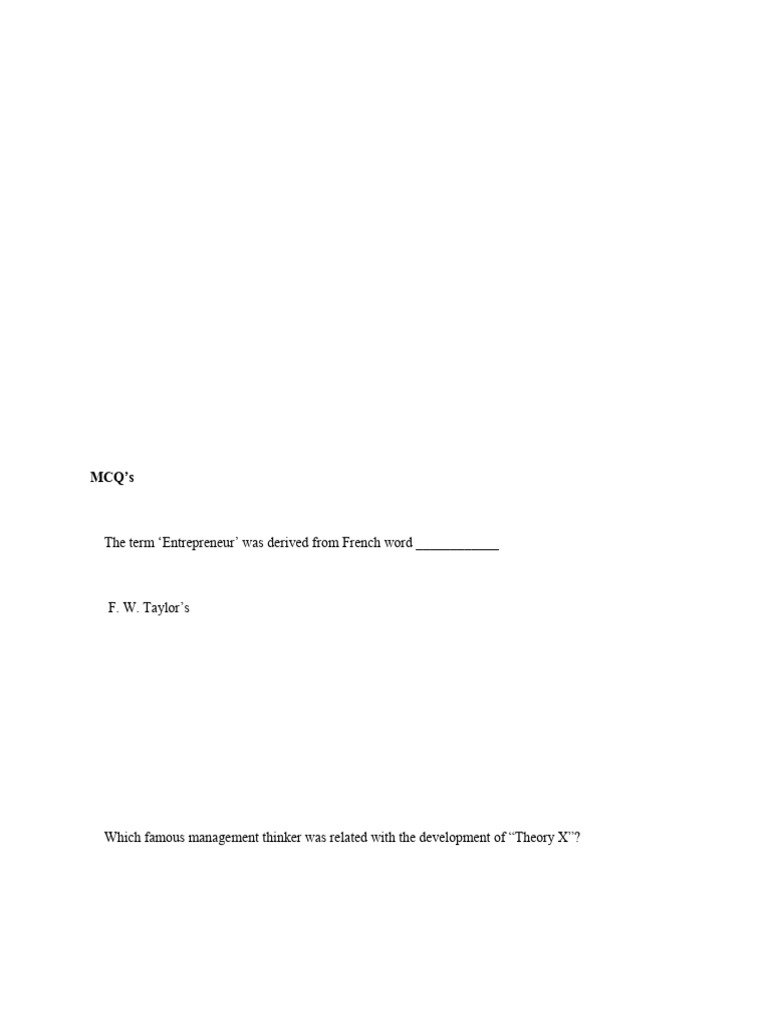 IM Mid-1 (Imp Questions) | PDF