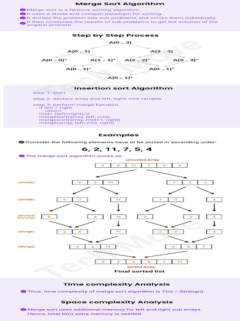 #3 Sorting Algorithms by Tech Move | PDF
