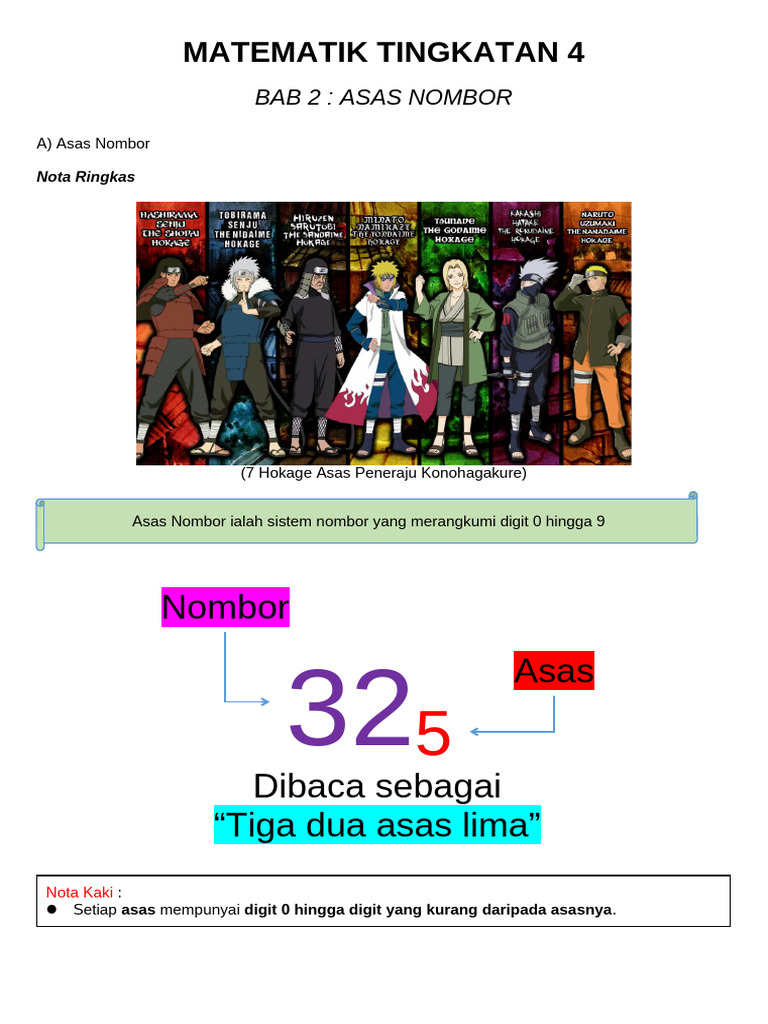 Matematik Tingkatan 4 (Bab 2) | PDF