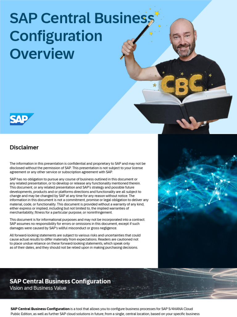 SAP Central Business Configuration Overview-3 | PDF