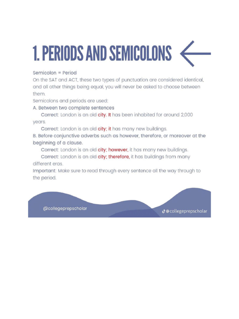 SAT grammar cheat sheet | PDF