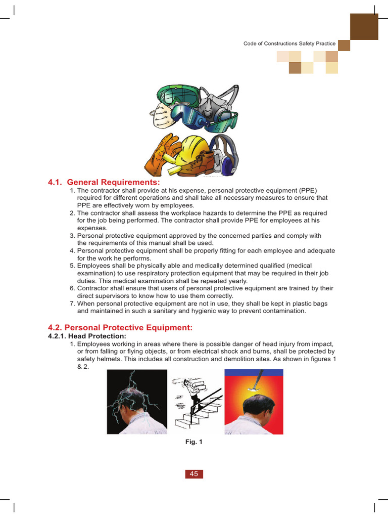 Safety Construction Chapter 4 | PDF