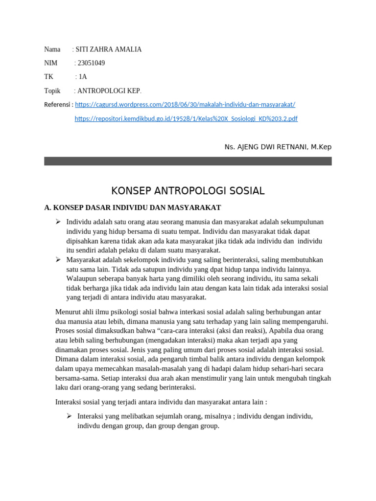 Antropologi 2 | PDF