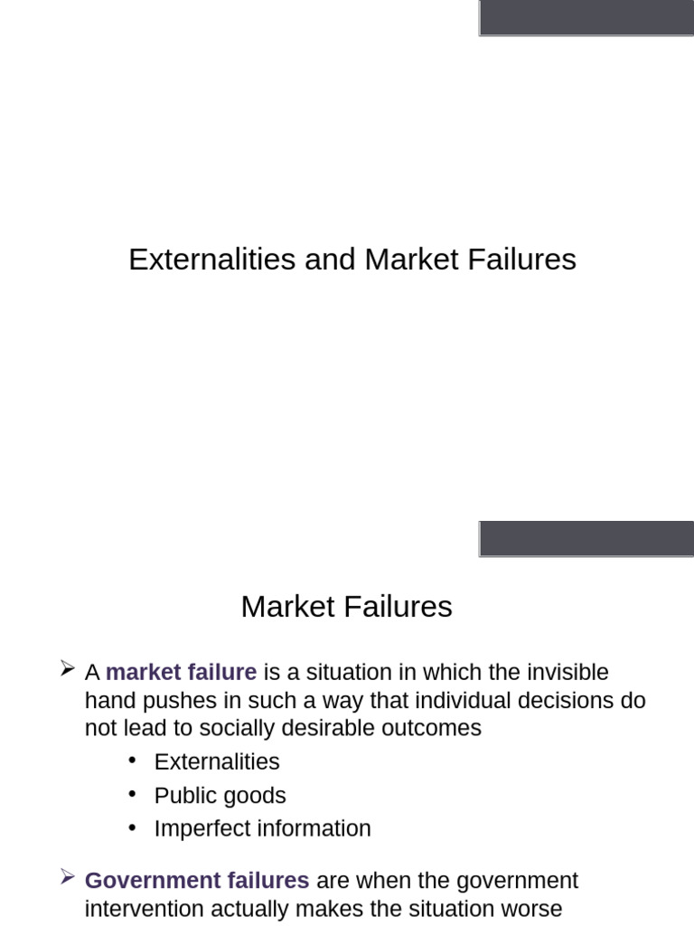 6 - Externalities and Market Failures | PDF