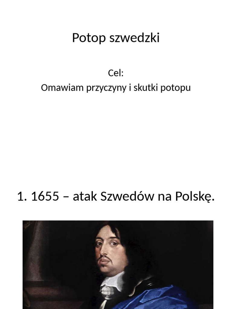 Potop Szwedzki kl.6 | PDF