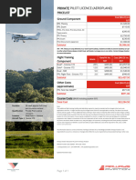 Flight Training Brochure | PDF | Identity Document | Business