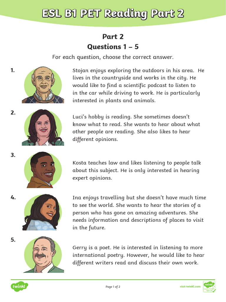 T 1684150631 b1 Pet Reading Part 2 Podcasts - Ver - 2 | PDF