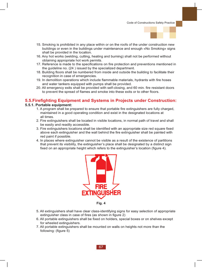 Safety Construction Chapter 5.3 | PDF