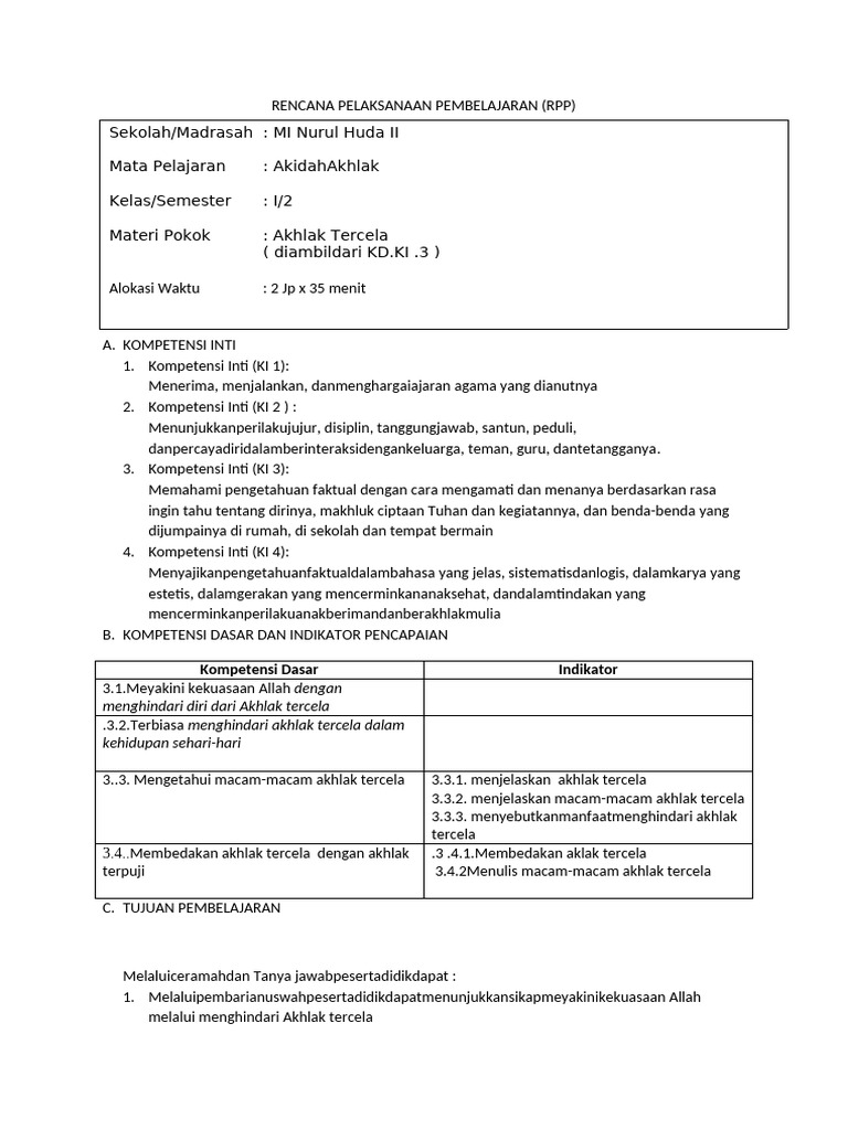 RPP KD 1.5 | PDF | Career & Growth