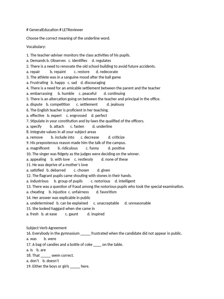 gen.ed reviewer unstoppable | PDF