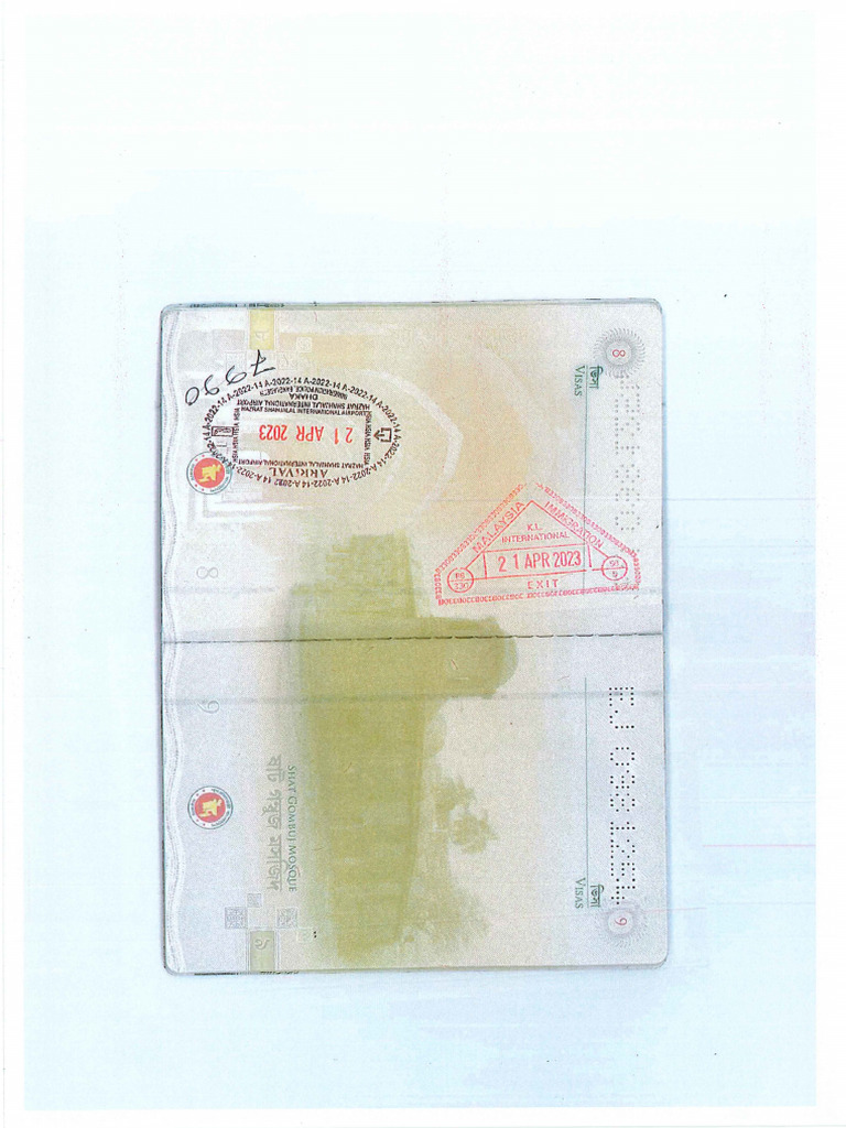 Exit Cop Islam Mynul Ej0981254 | PDF