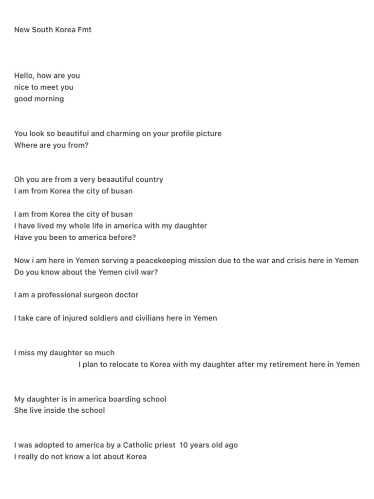 New South Korea FMT | PDF