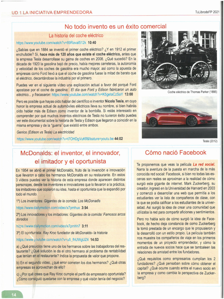 Empresa e Iniciativa Emprendimiento Libro | PDF