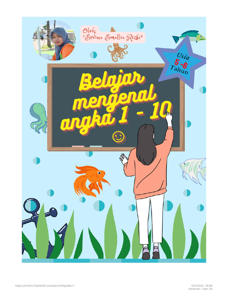 E MODUL Belajar Mengenal Angka 1-10 | PDF