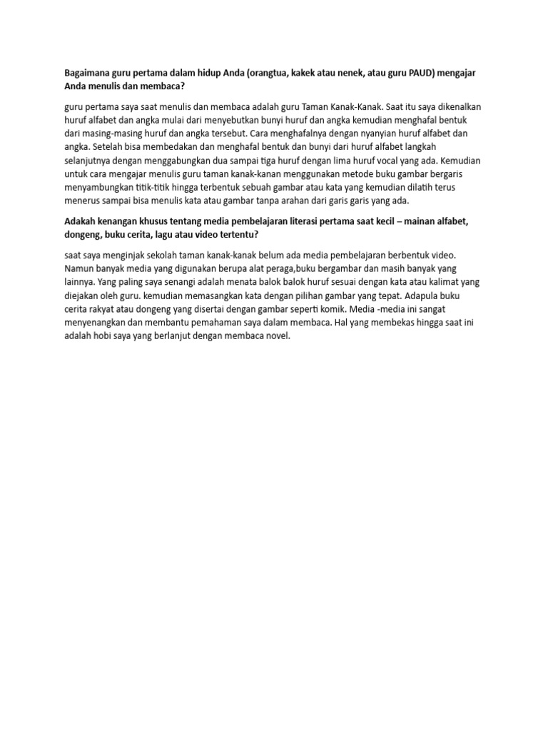 T2. Mulai Dari Diri | PDF