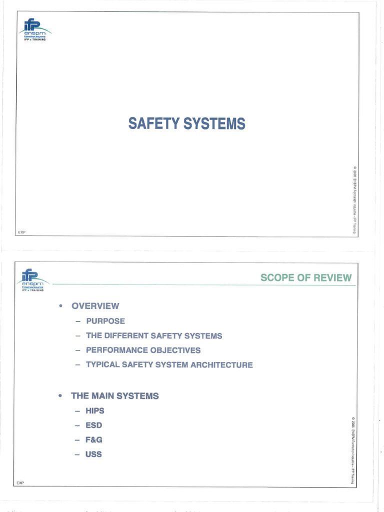 M4-3 Section 9b Safety Engineering - Safety Systems | PDF