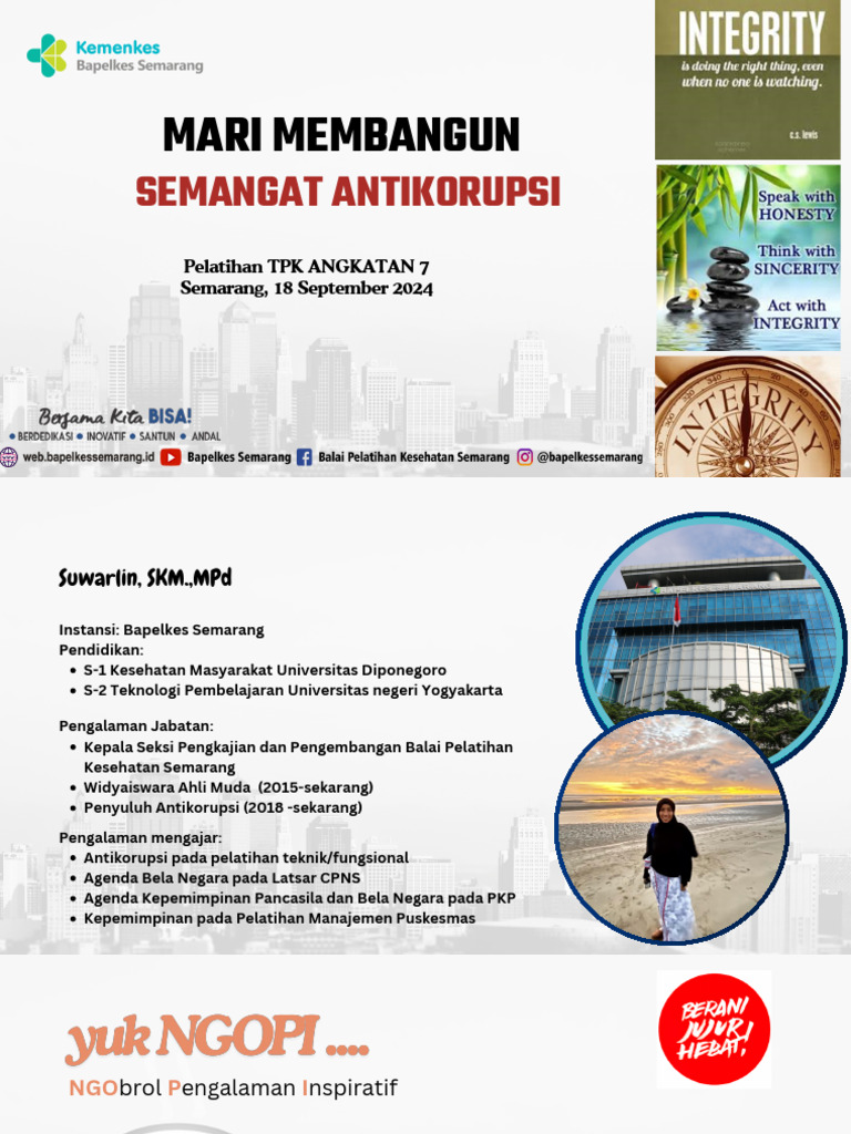 17 September 2024 - Bahan Tayang MPP Antikorupsi TPK Angkatan 7 | PDF