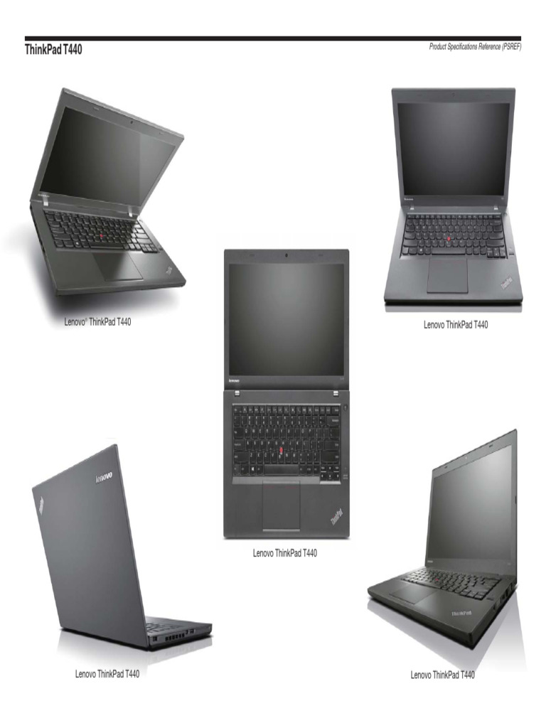 ThinkPad T440 | PDF | Solid State Drive | Games & Activities