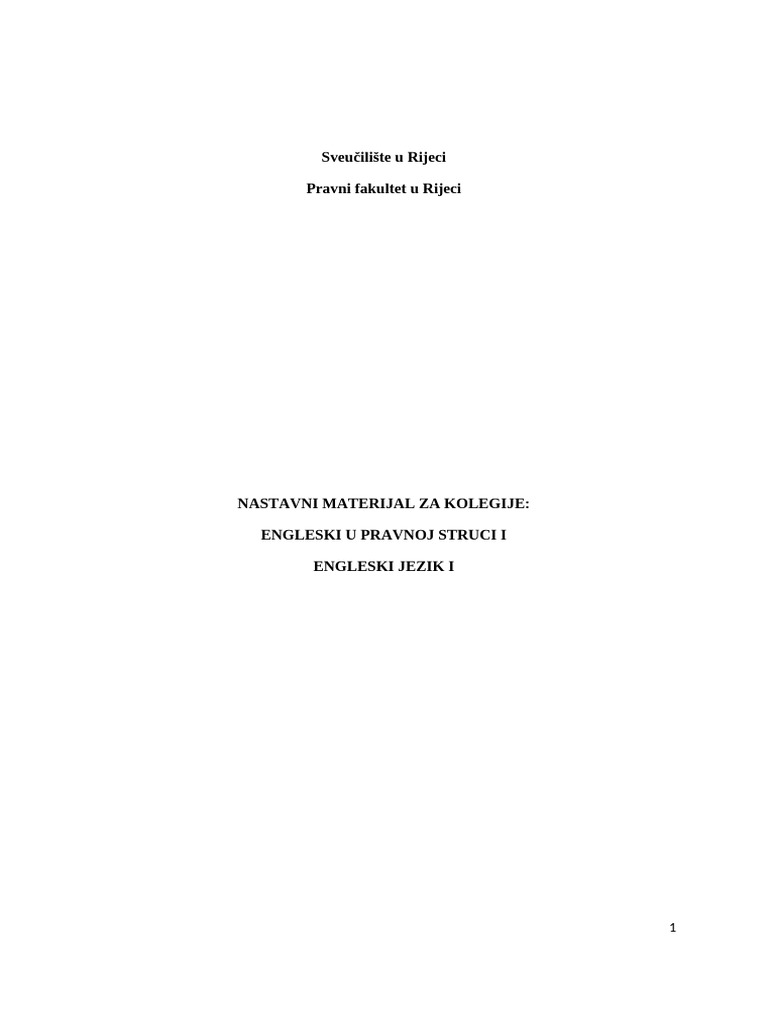 Study Materials LE1 | PDF