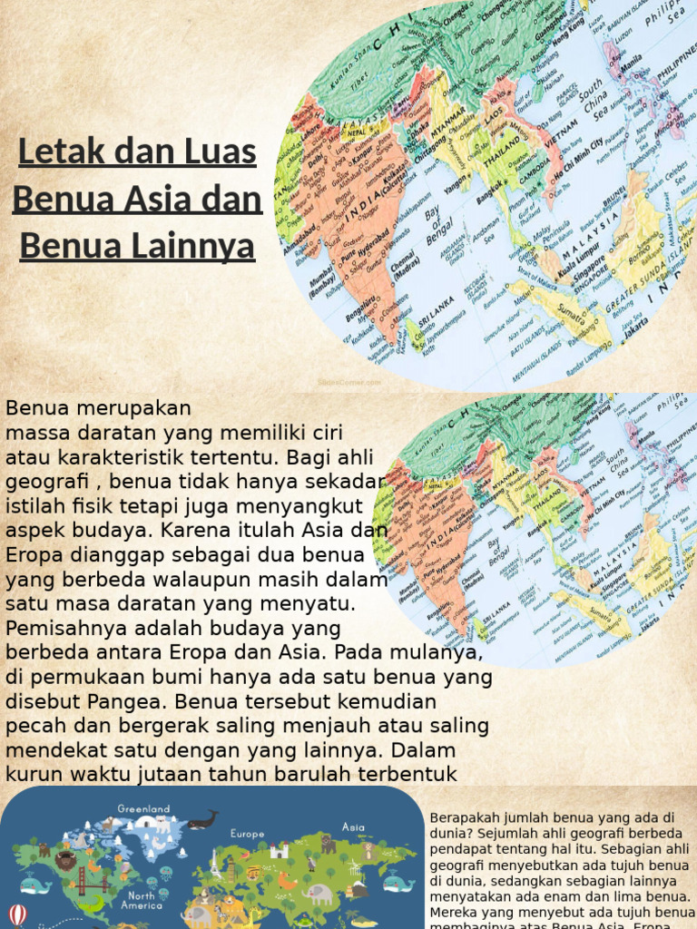 Letak Dan Luas Benua | PDF