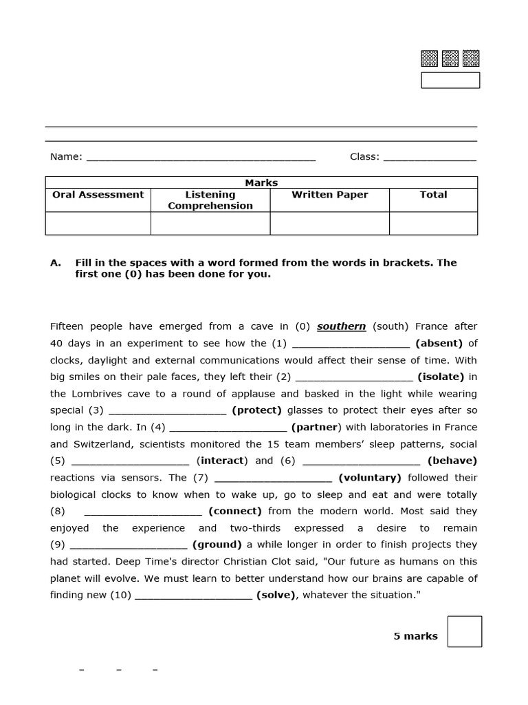 English Yr10 tr3 2022 | PDF
