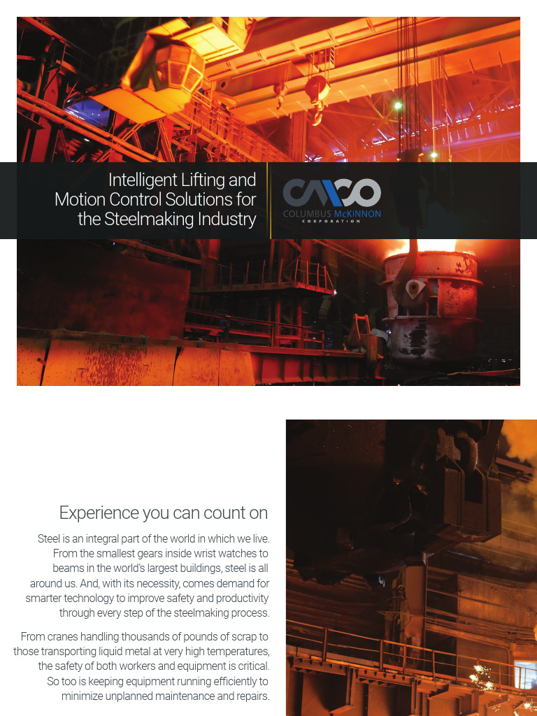 CS2103 Steel Industry Brochure Final Web 1 | PDF