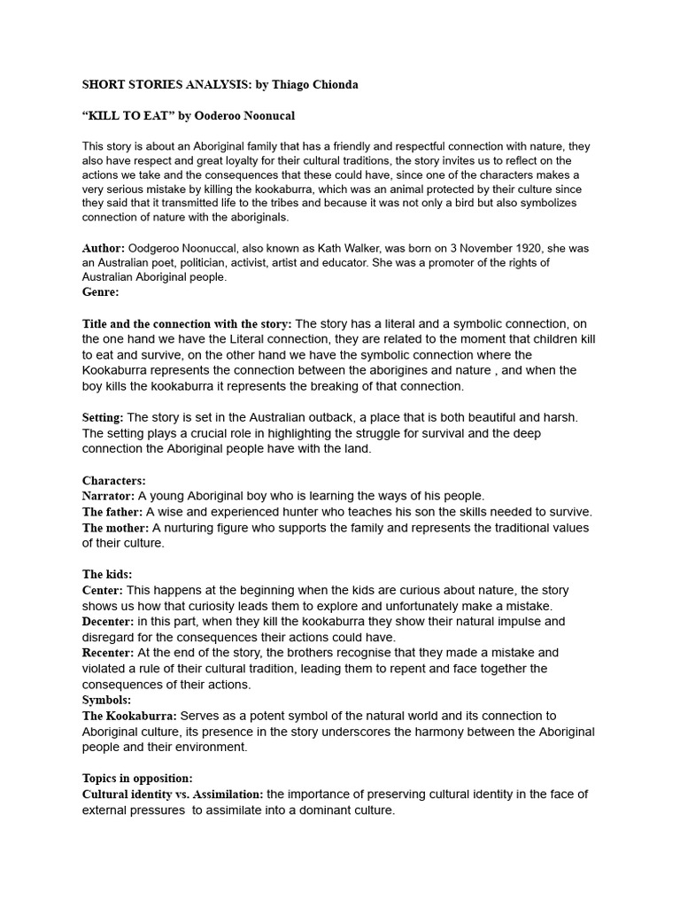 Short Stories Analysis: Themes & Symbols | PDF | Morality | Social Science