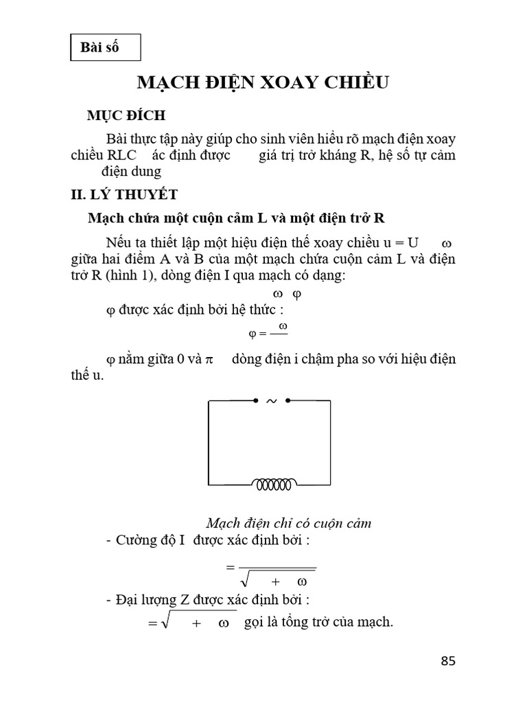 Bai 7_ Mach Dien Xoay Chieu | PDF