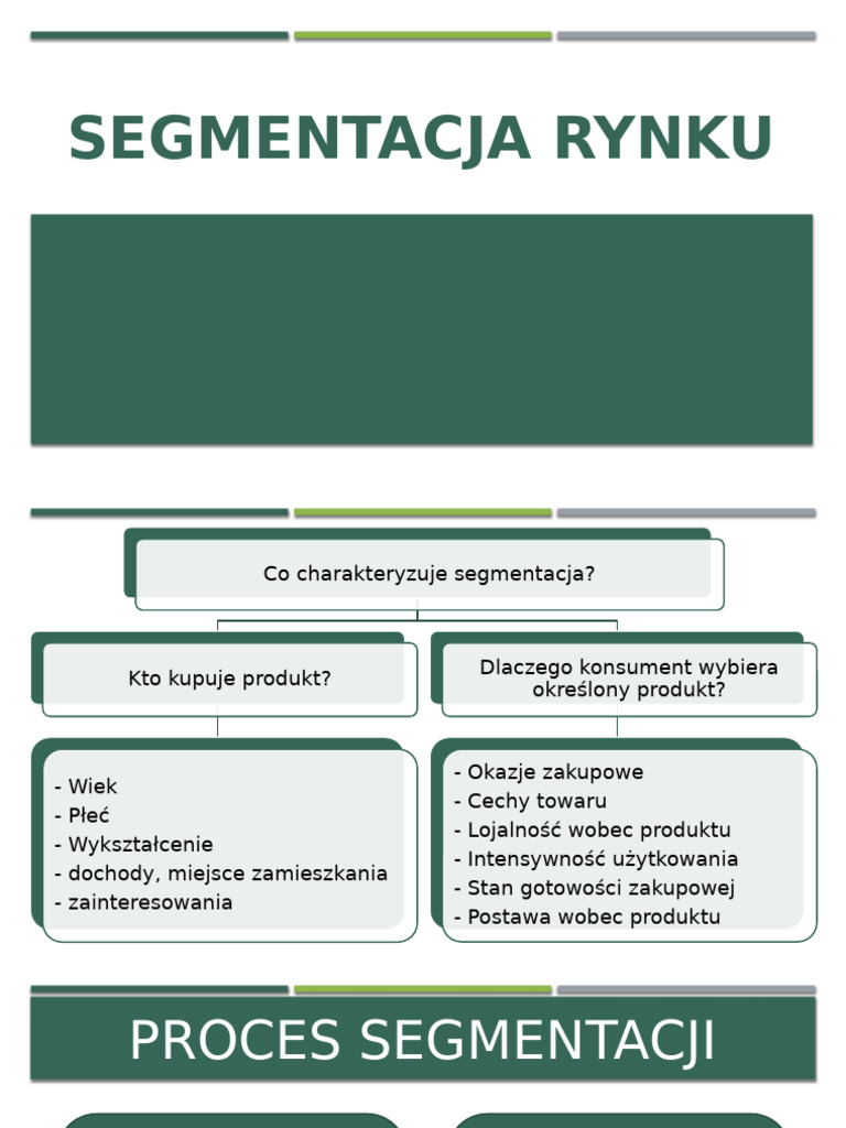 Segmentacja rynku | PDF