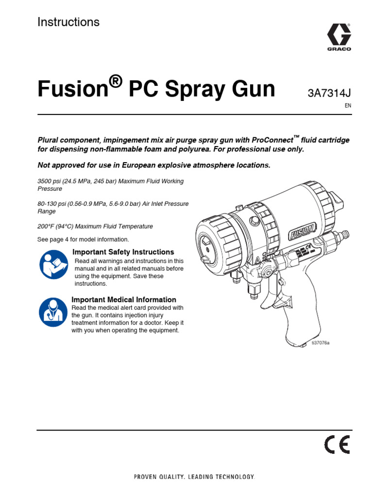 Fusion PC Spray gun | PDF