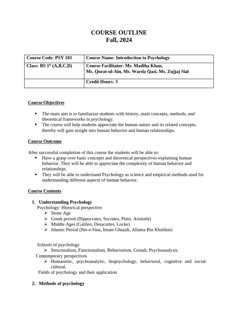 Revised Outline | PDF