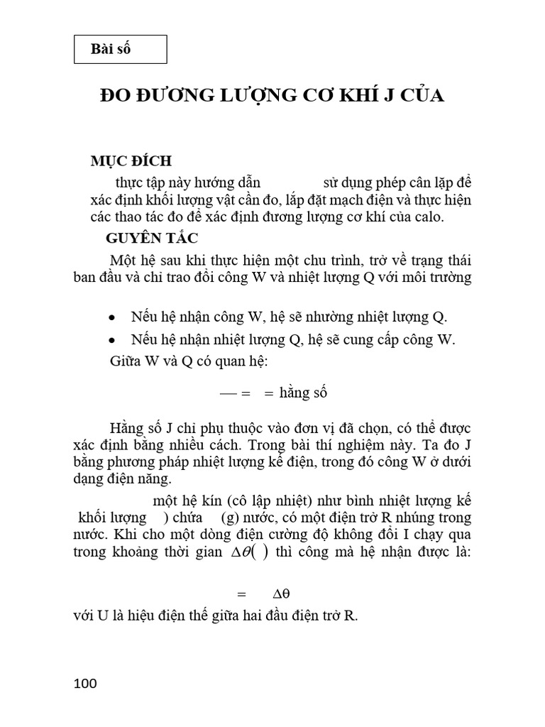 Bai 10 - Do Duong Luong Co Khi J | PDF