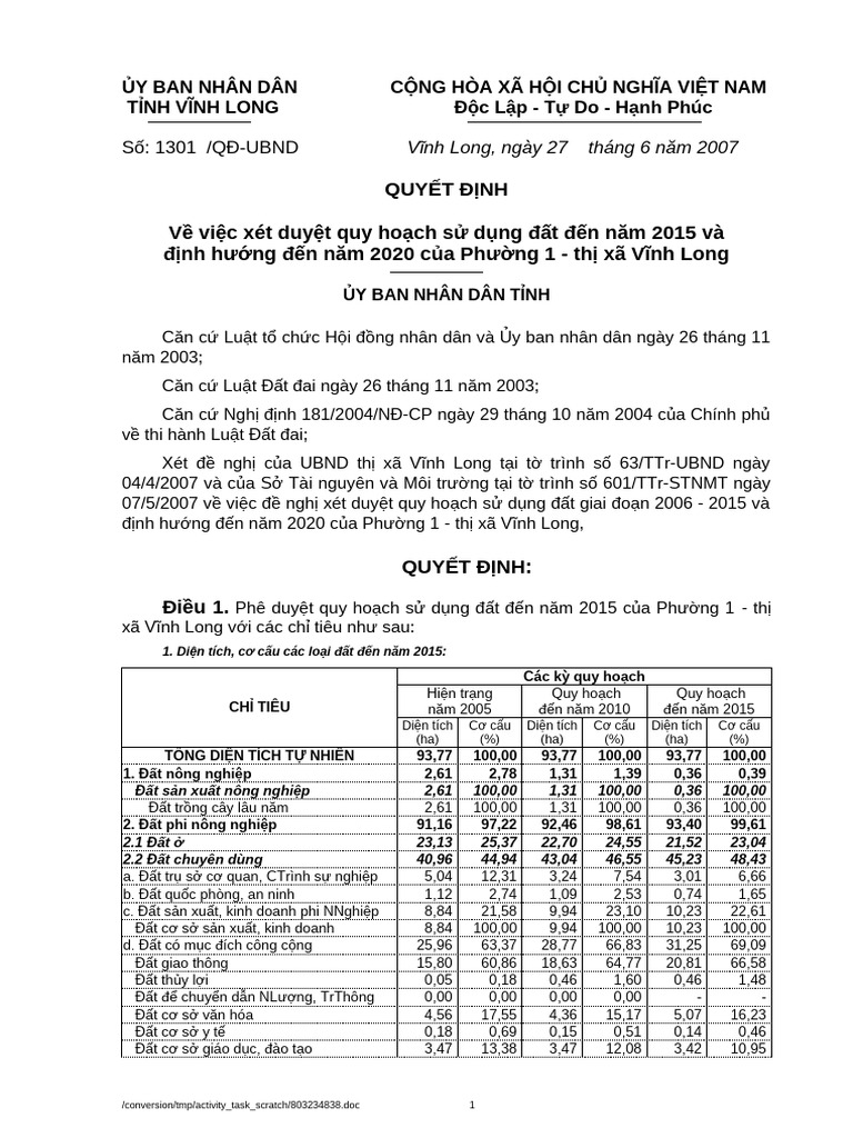 QD Tinh QH F1 | PDF