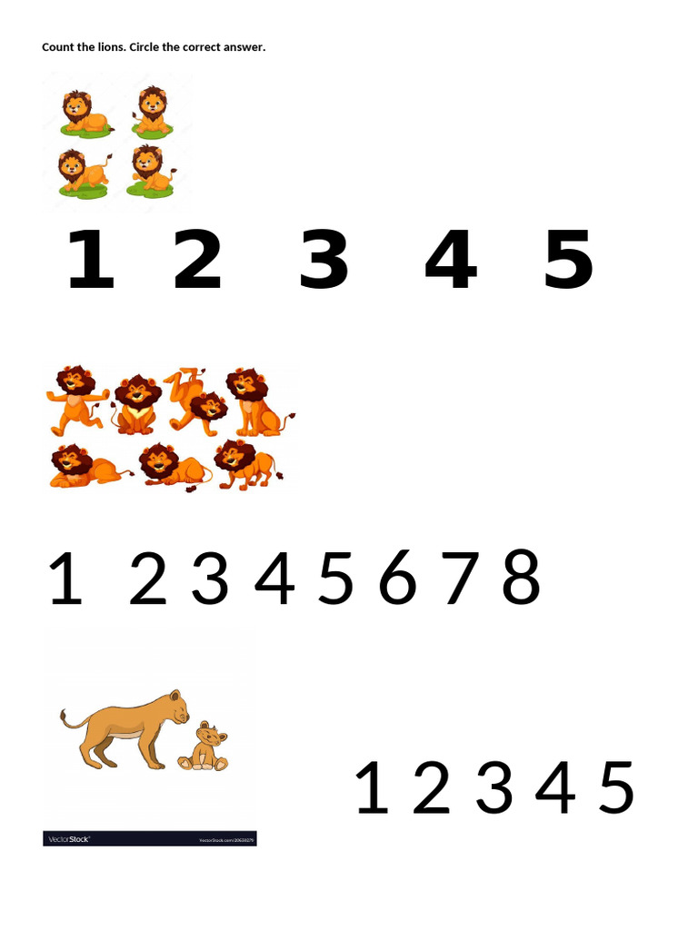 Count The Lions | PDF