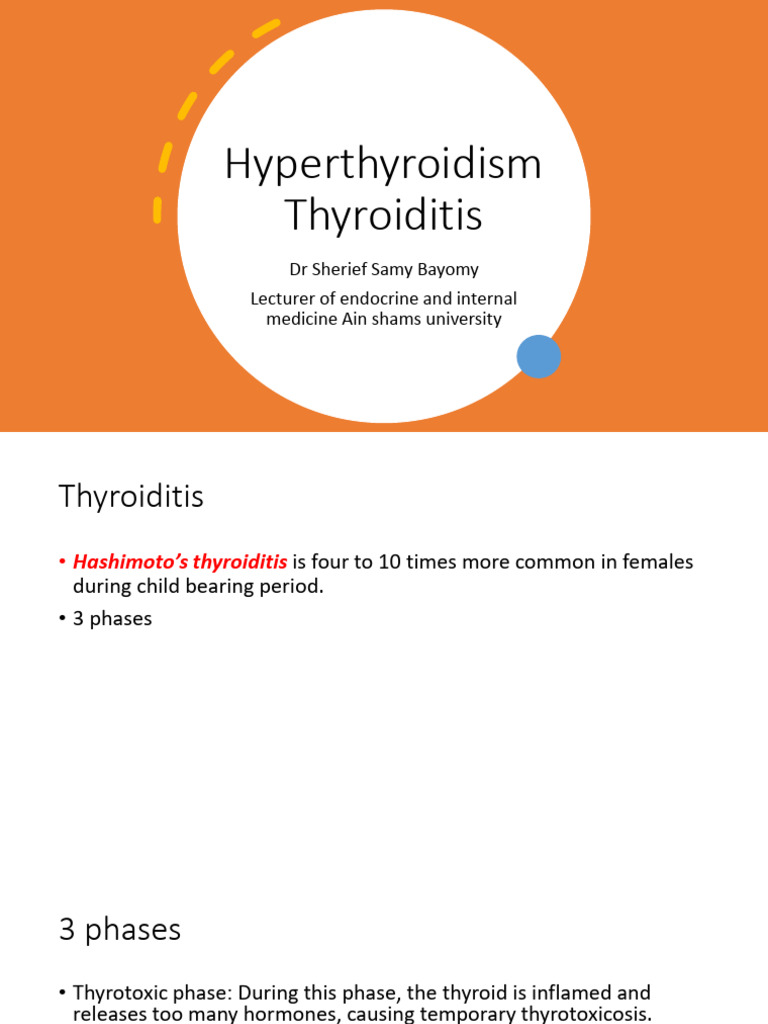 Hyperthyroid Is M | PDF