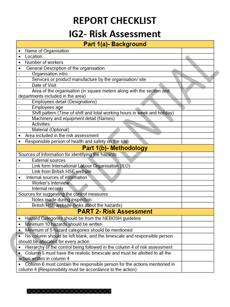 Report Checklist | PDF