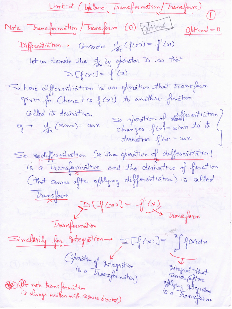 1overview, Piecewise Continuous Function and Exponential Order) | PDF