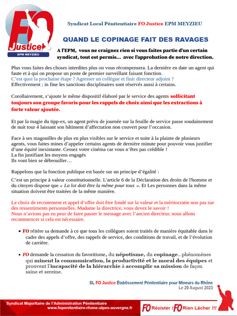 Copinage Epm | PDF