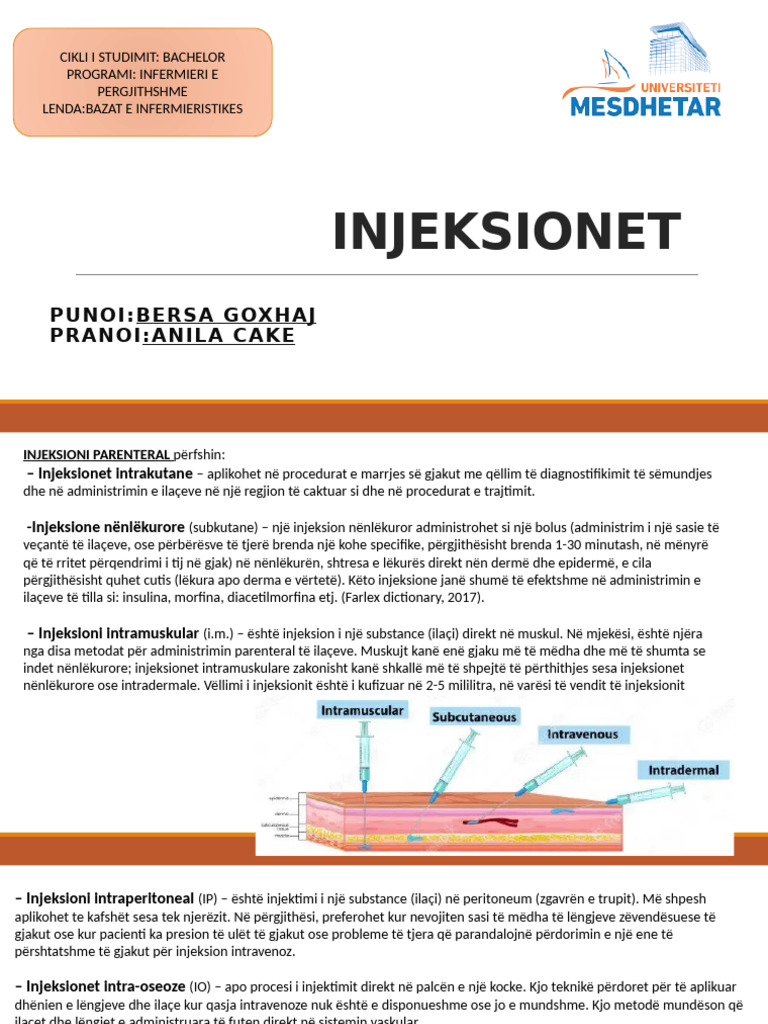 INJEKSIONET | PDF