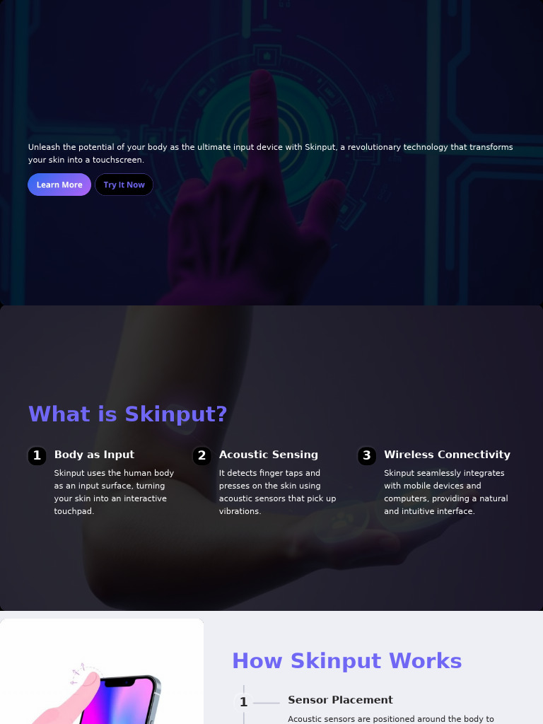 Unleash the Potential of Your Body as the Ultimate Input Device With ... Unleash the Potential of Your Body as the Ultimate Input Device With ...